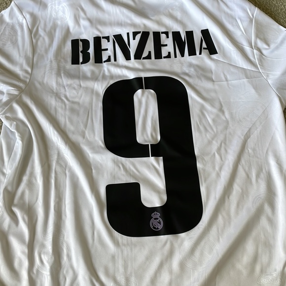 adidas | Shirts | Adidas 2223 Home Real Madrid Karim Benzema Jersey ...